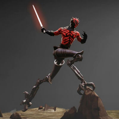 Darth Maul Metal Legs - 3D Model by annwilde88