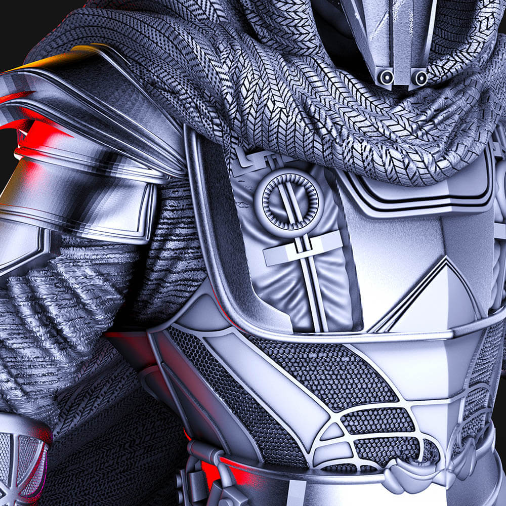 Darth Revan Sculpture - 3D Model by annwilde88