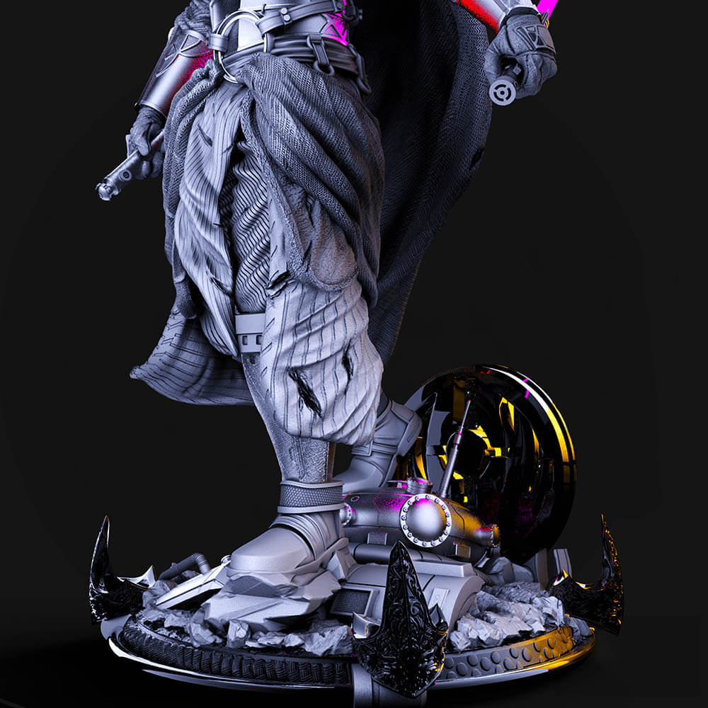 Darth Revan Sculpture - 3D Model by annwilde88