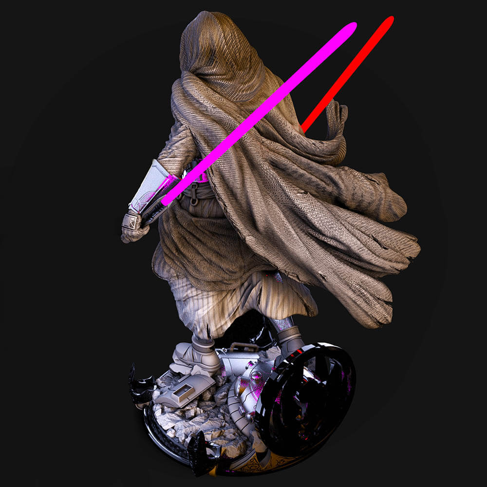 Darth Revan Sculpture - 3D Model by annwilde88