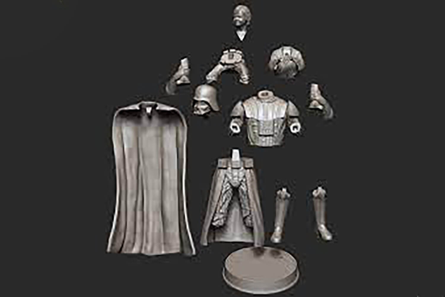 Darth Vader Hand on Hips - 3D Model by annwilde88