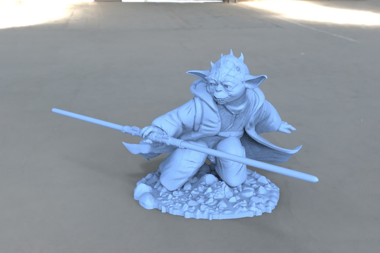Darth Yoddle - 3D Model by annwilde88