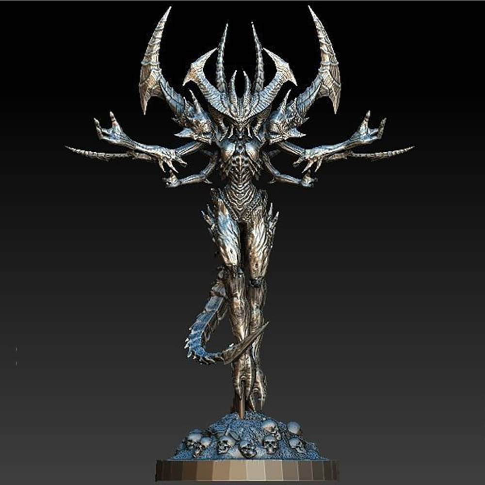Diablo Statue - 3D Model by annwilde88