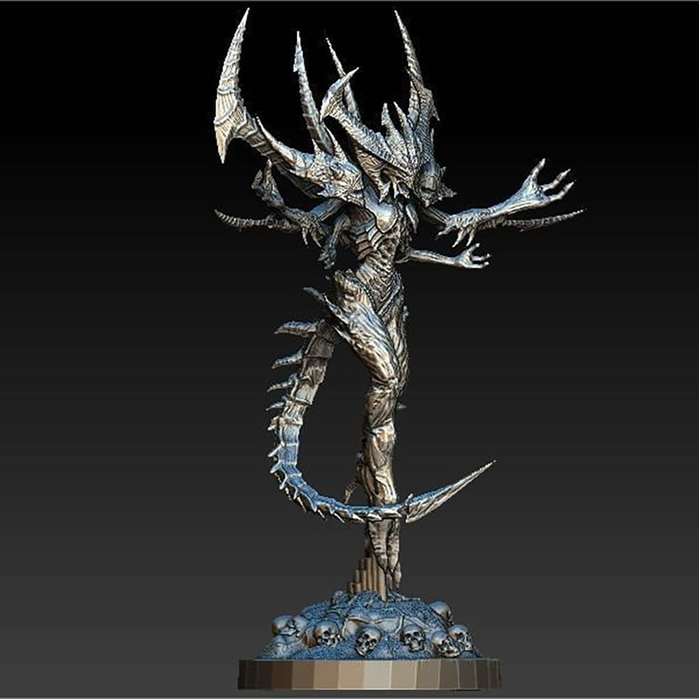 Diablo Statue - 3D Model by annwilde88