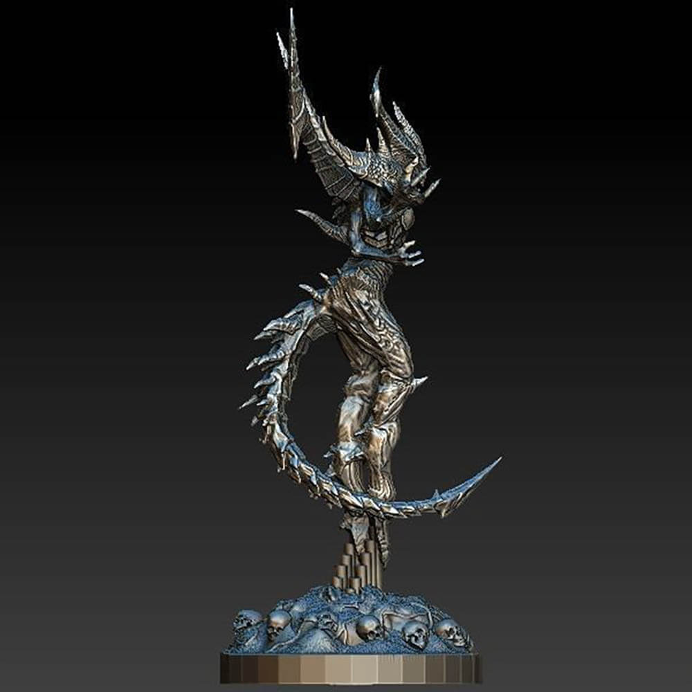 Diablo Statue - 3D Model by annwilde88