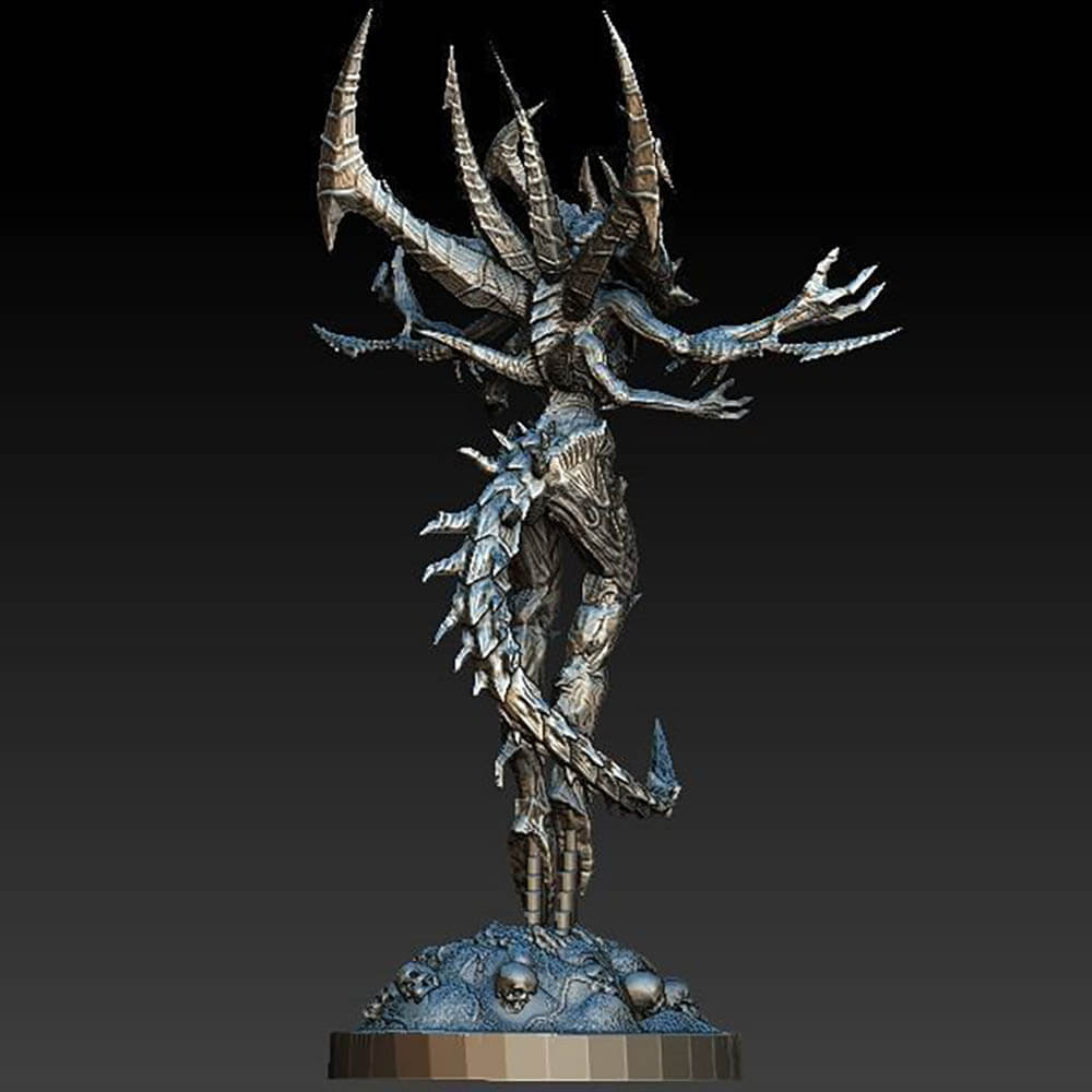 Diablo Statue - 3D Model by annwilde88