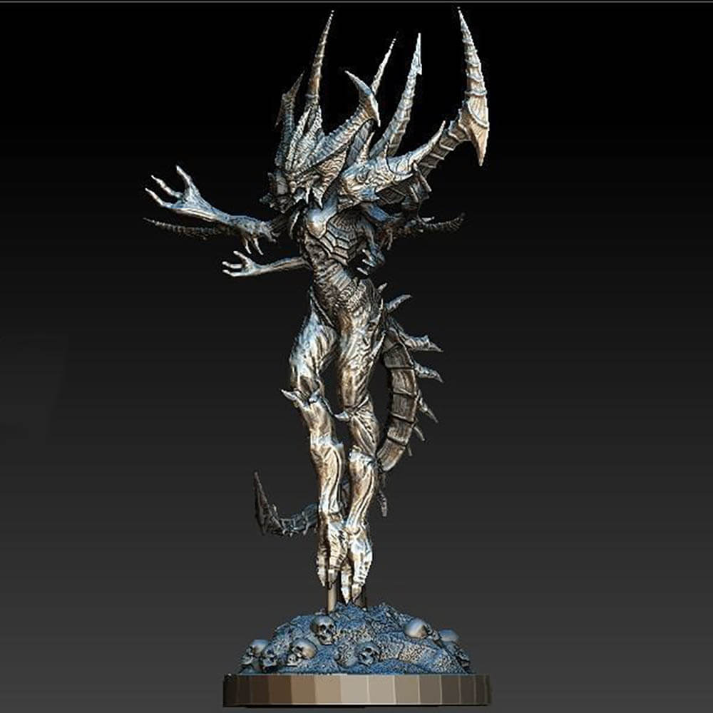 Diablo Statue - 3D Model by annwilde88