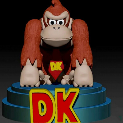 Donkey Kong Country Super - 3D Model by annwilde88