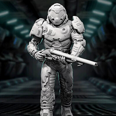 Doom Slayer 3D by annwilde88