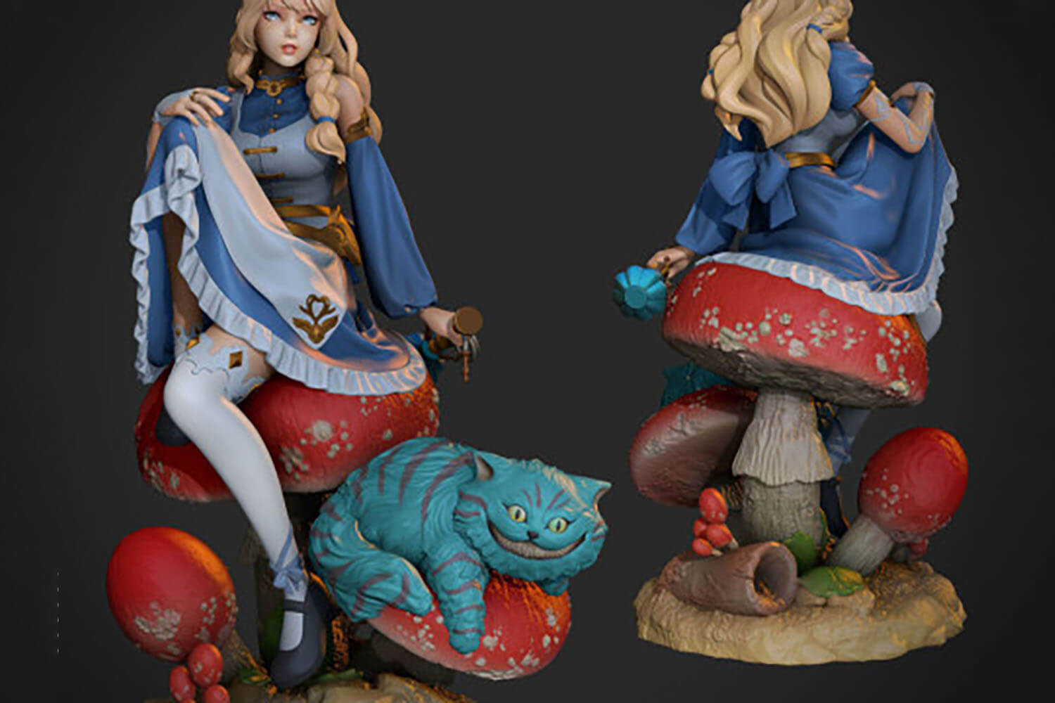 Ellaart Alice in Wonderland - 3D Model by annwilde88