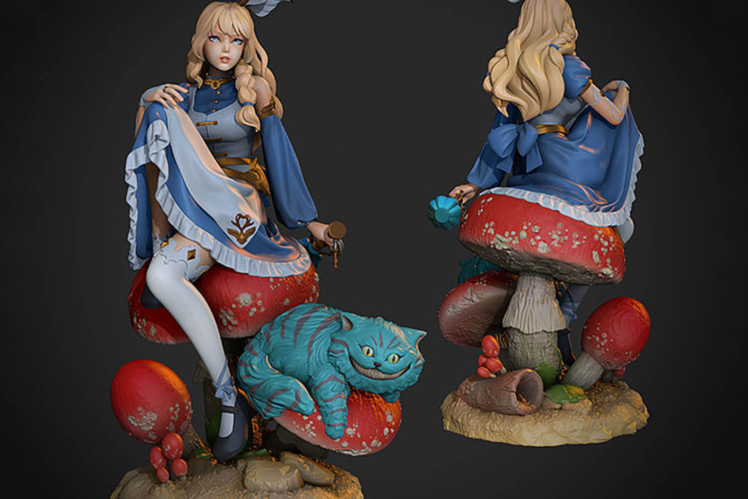 Ellaart Alice in Wonderland - 3D Model by annwilde88