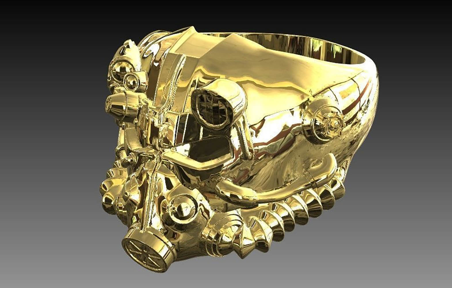 Fallout Ring - 3D Model by annwilde88