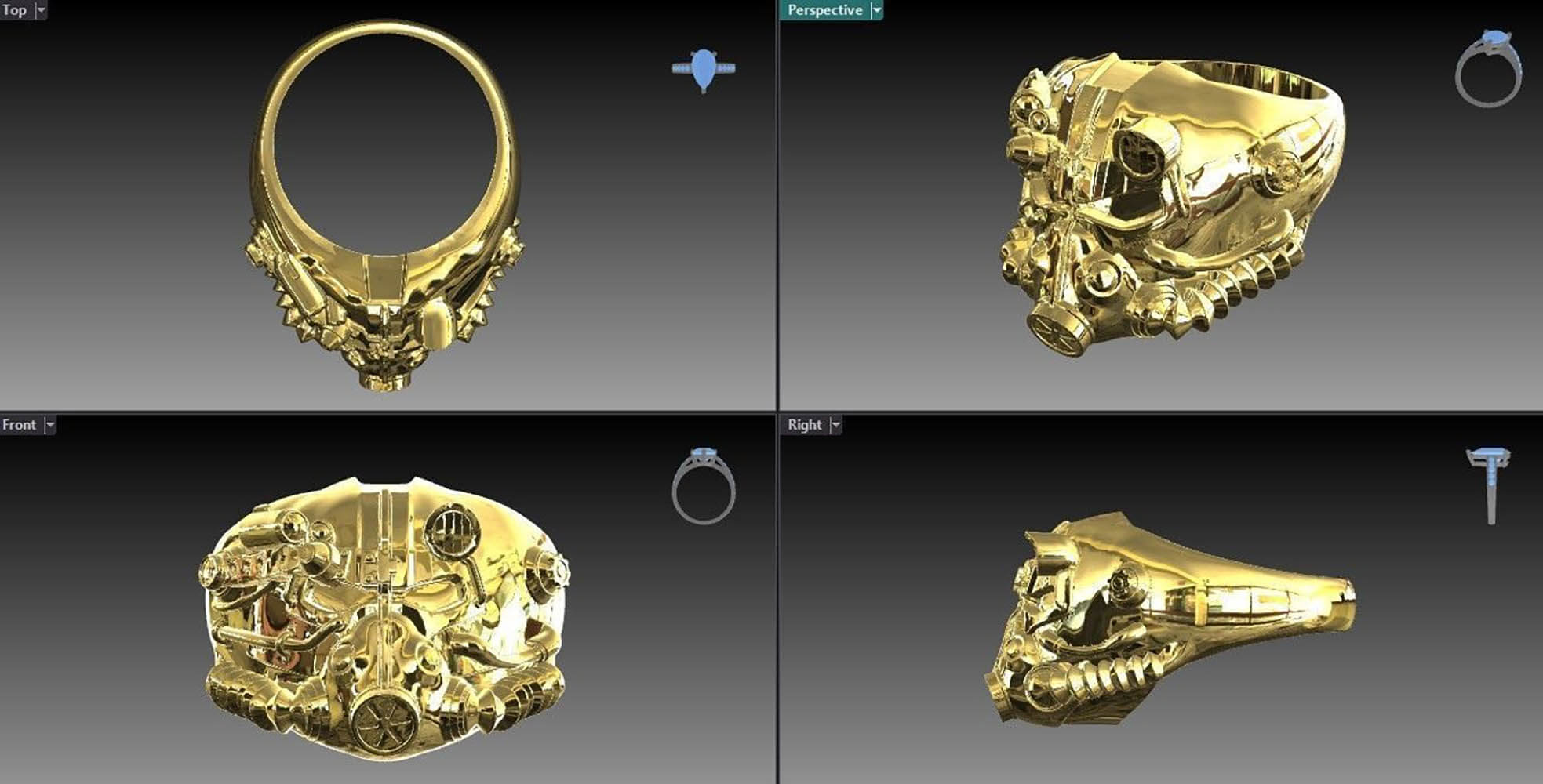 Fallout Ring - 3D Model by annwilde88