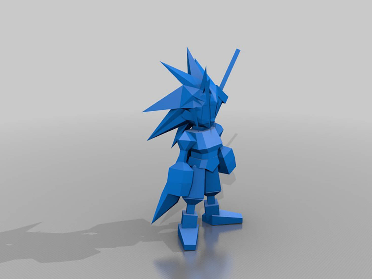 Final Fantasy VII All Characters Low Poly - 3D Model by annwilde88