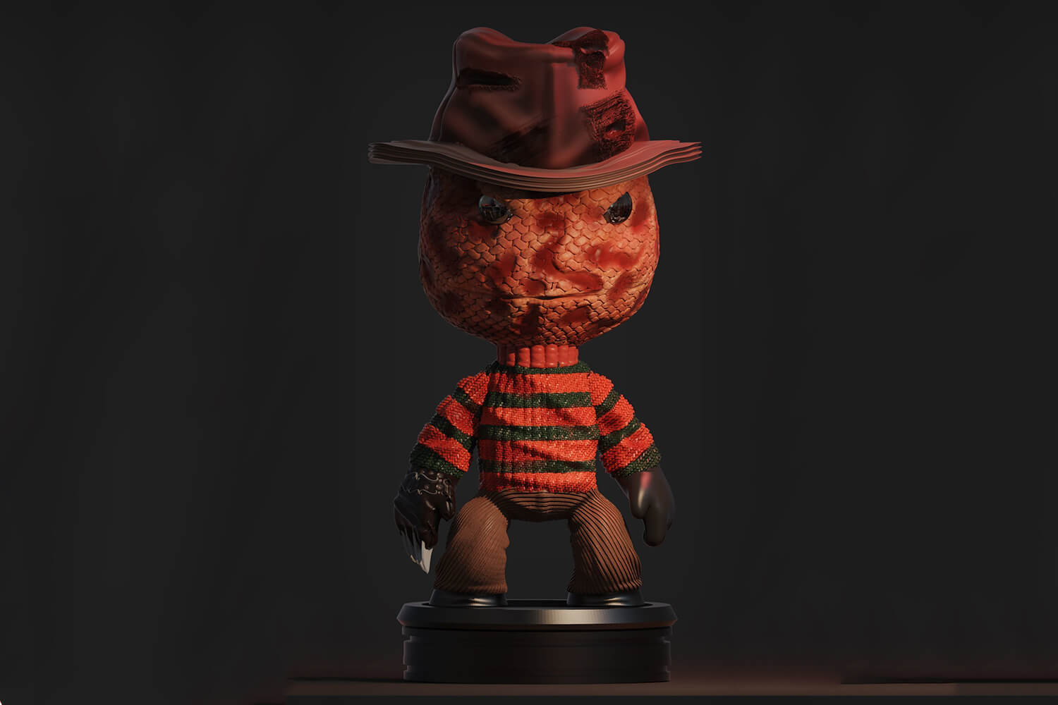 Freddy Krueger - 3D Model by annwilde88