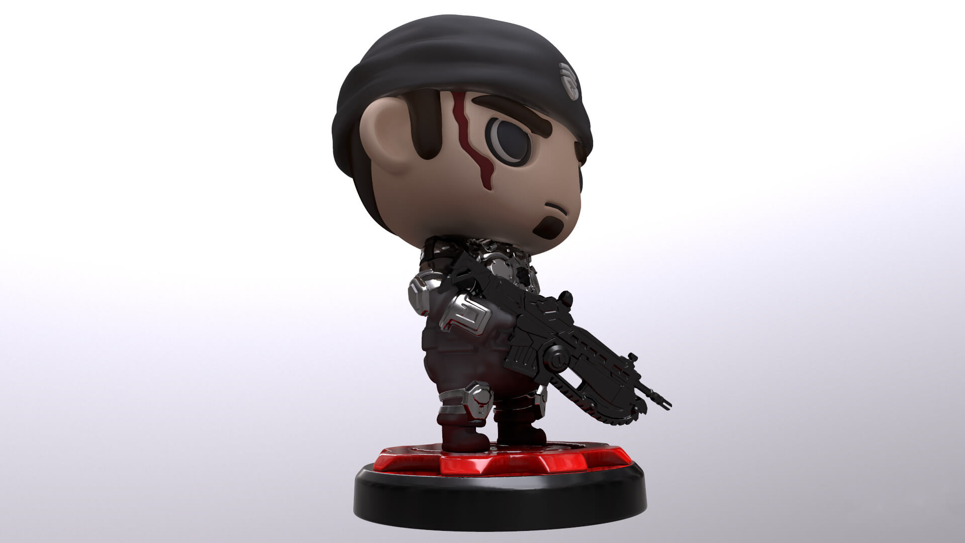 Gears of War - Marcus Fenix 3D Model by annwilde88