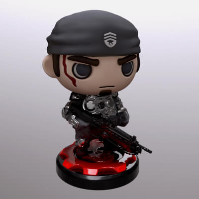 Gears of War - Marcus Fenix 3D Model by annwilde88