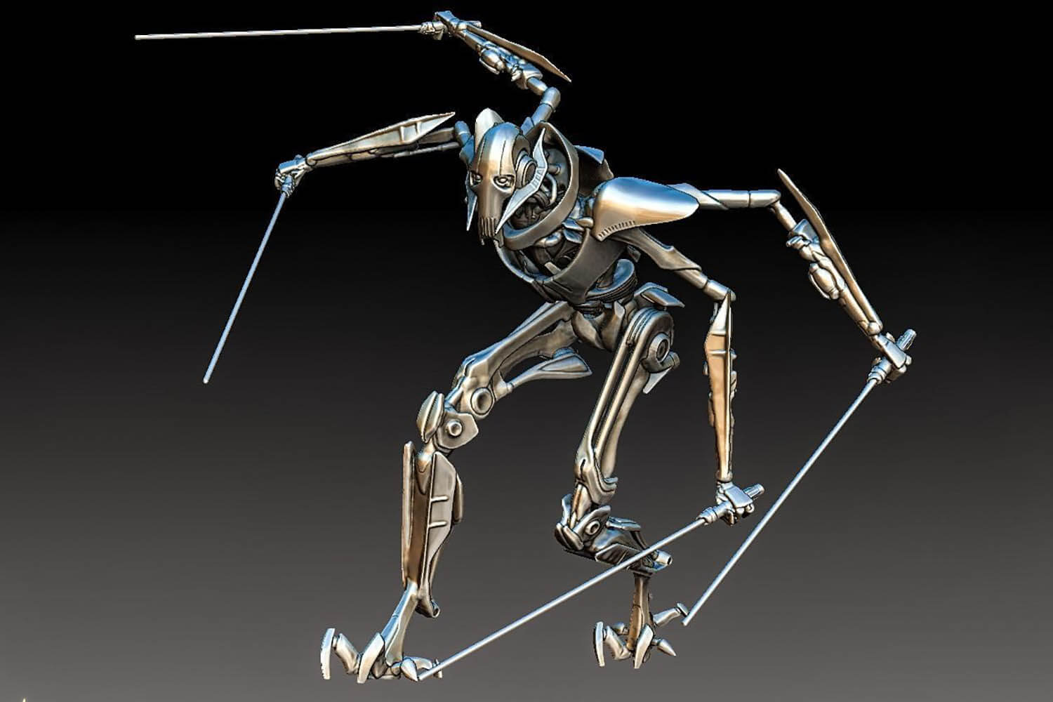 General Grievous - 3D Model by annwilde88