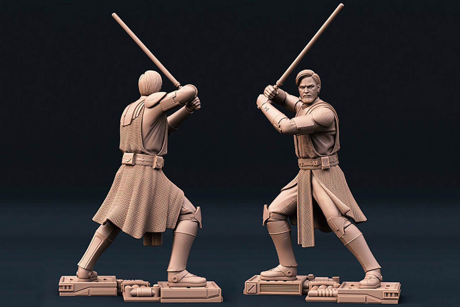 General Obi Wan Kenobi Star Wars - 3D Model by annwilde88