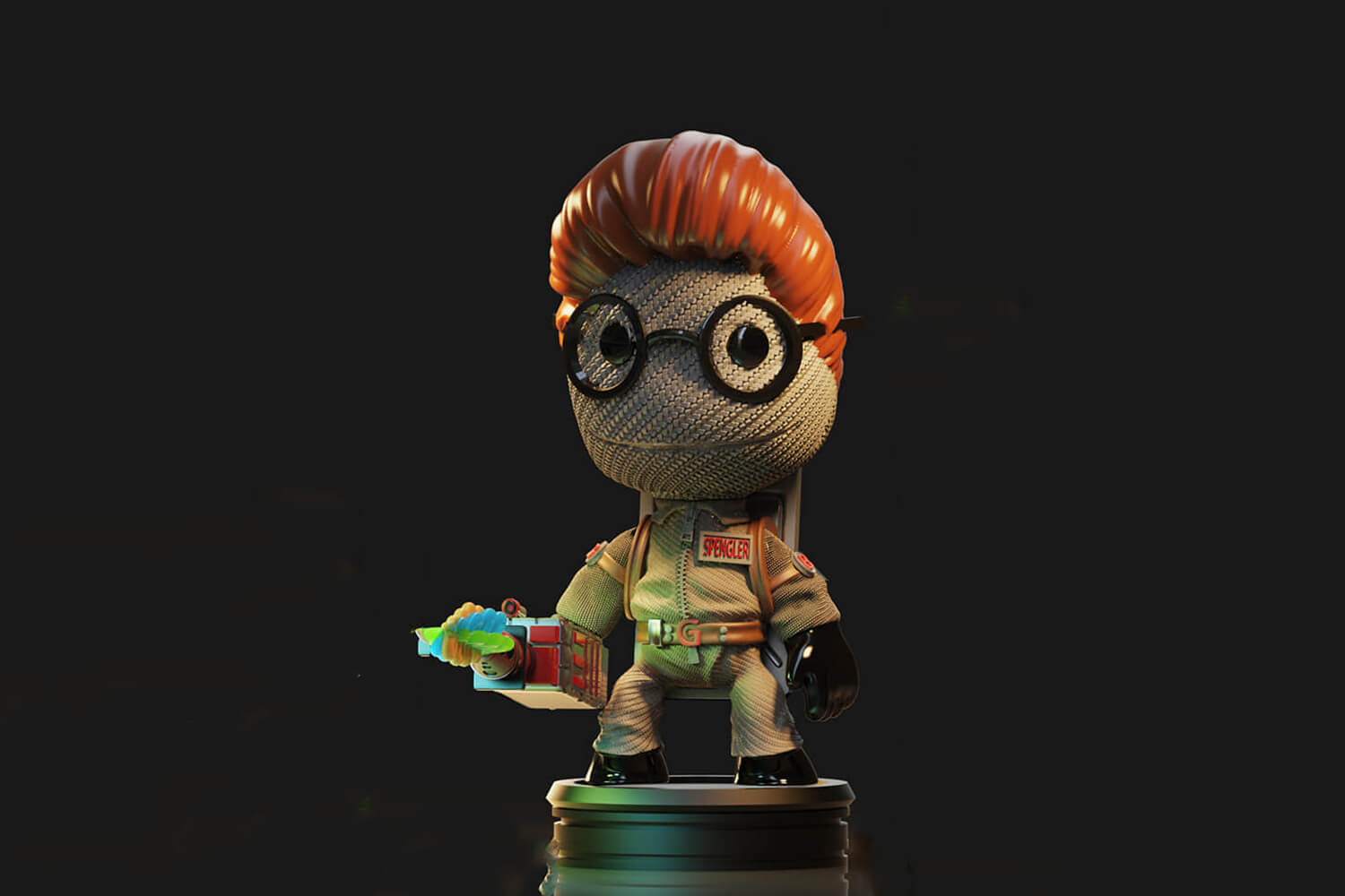 Ghostbuster Ray - 3D Model by annwilde88