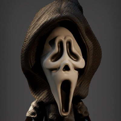Ghostface 3D Model by annwilde88