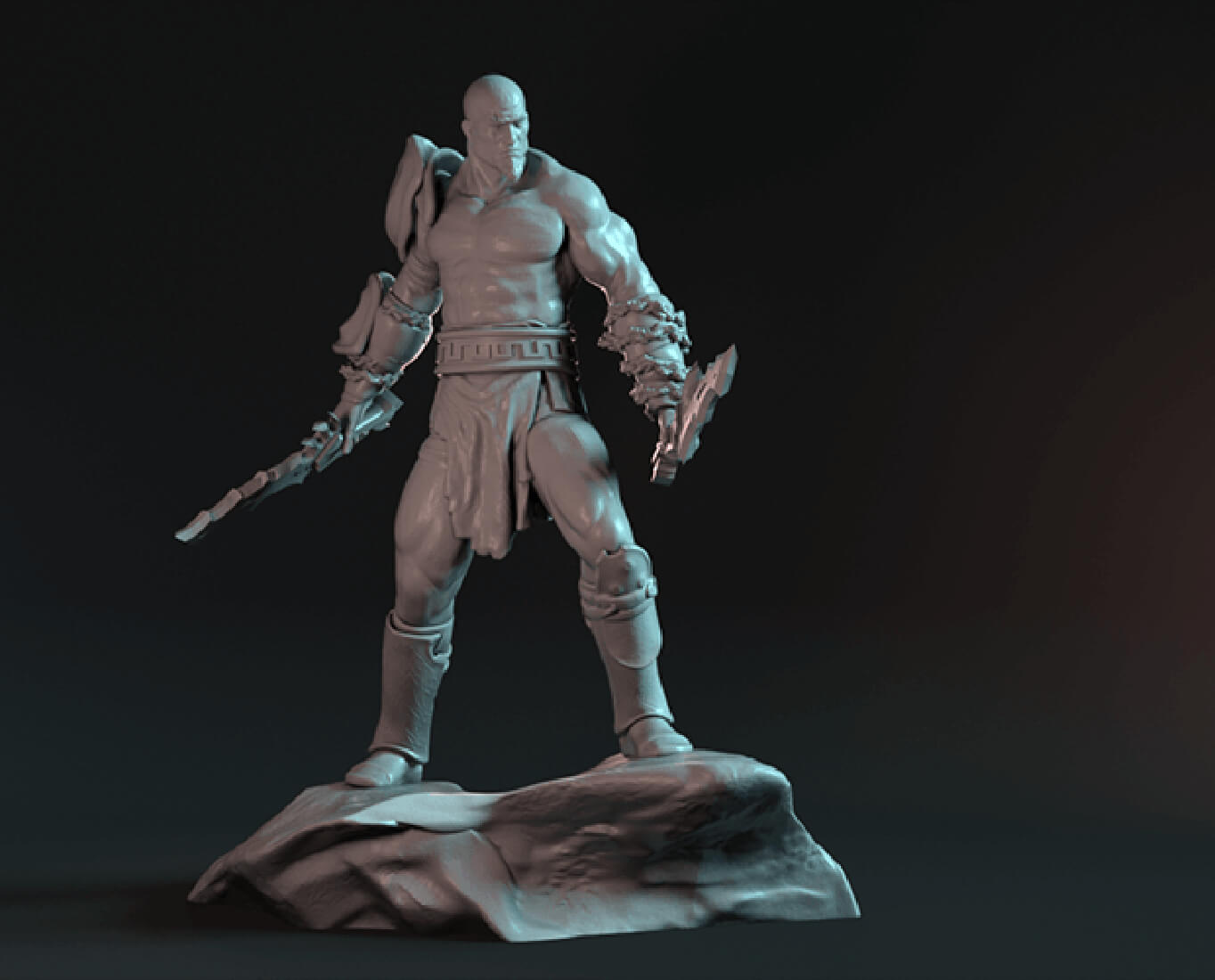 God of War Kratos - 3D Model by annwilde88