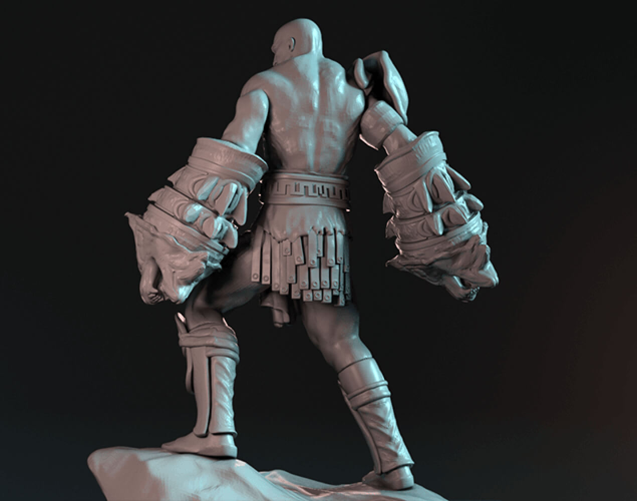 God of War Kratos - 3D Model by annwilde88