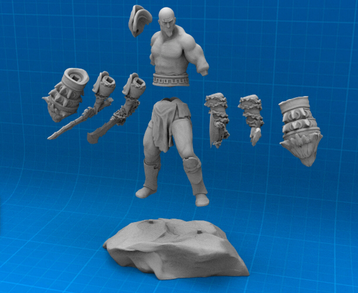 God of War Kratos - 3D Model by annwilde88