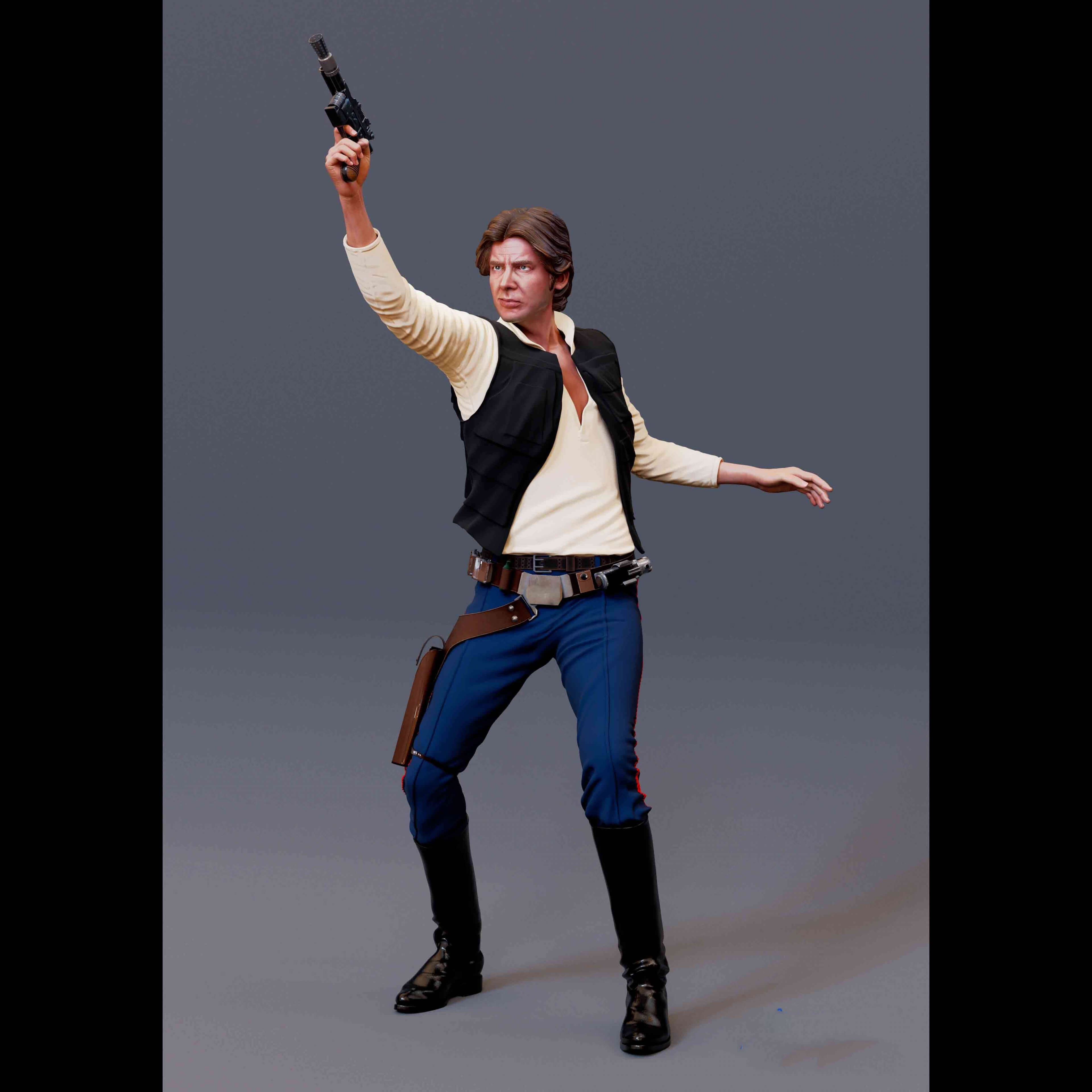 Han Solo 3D model by annwilde88