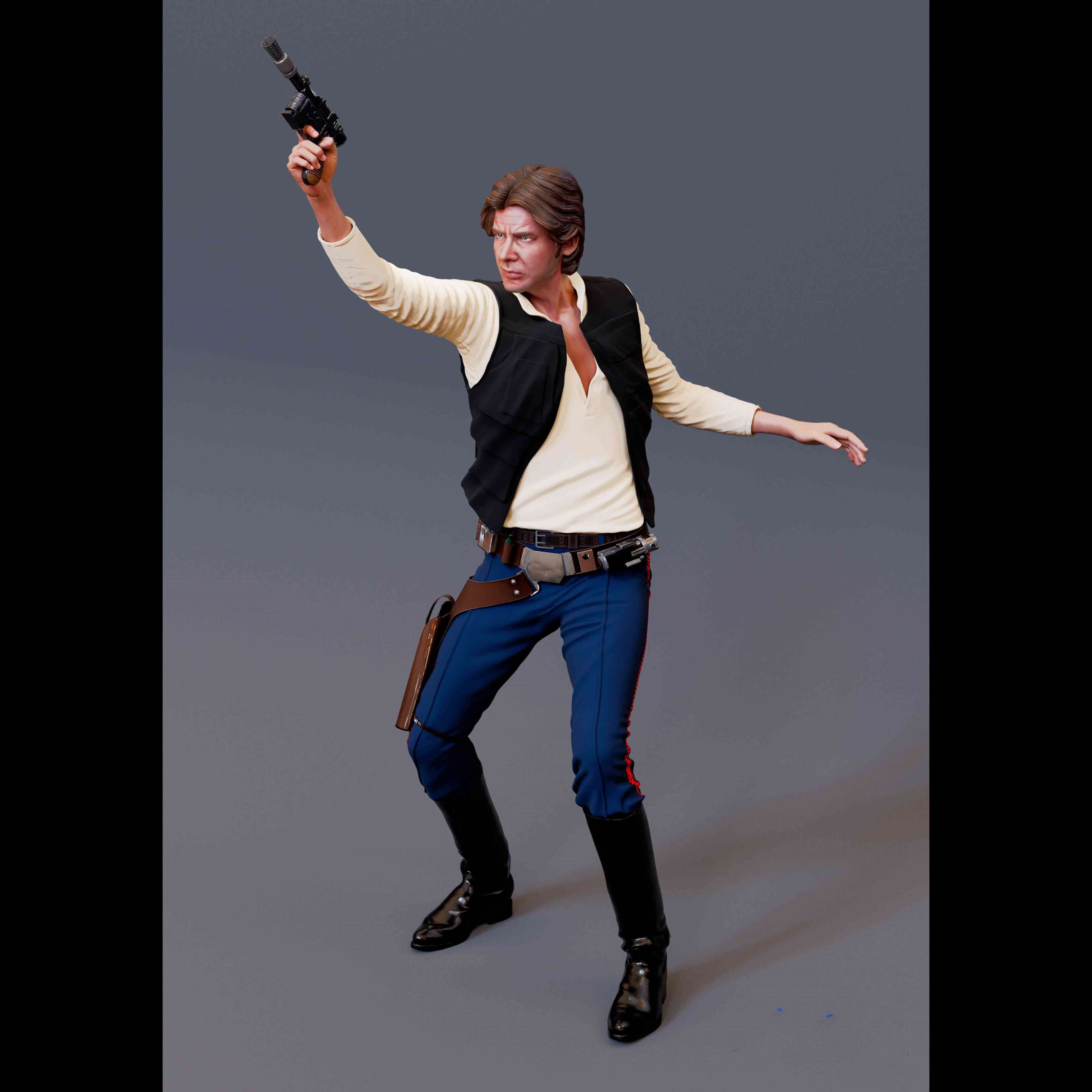 Han Solo 3D model by annwilde88