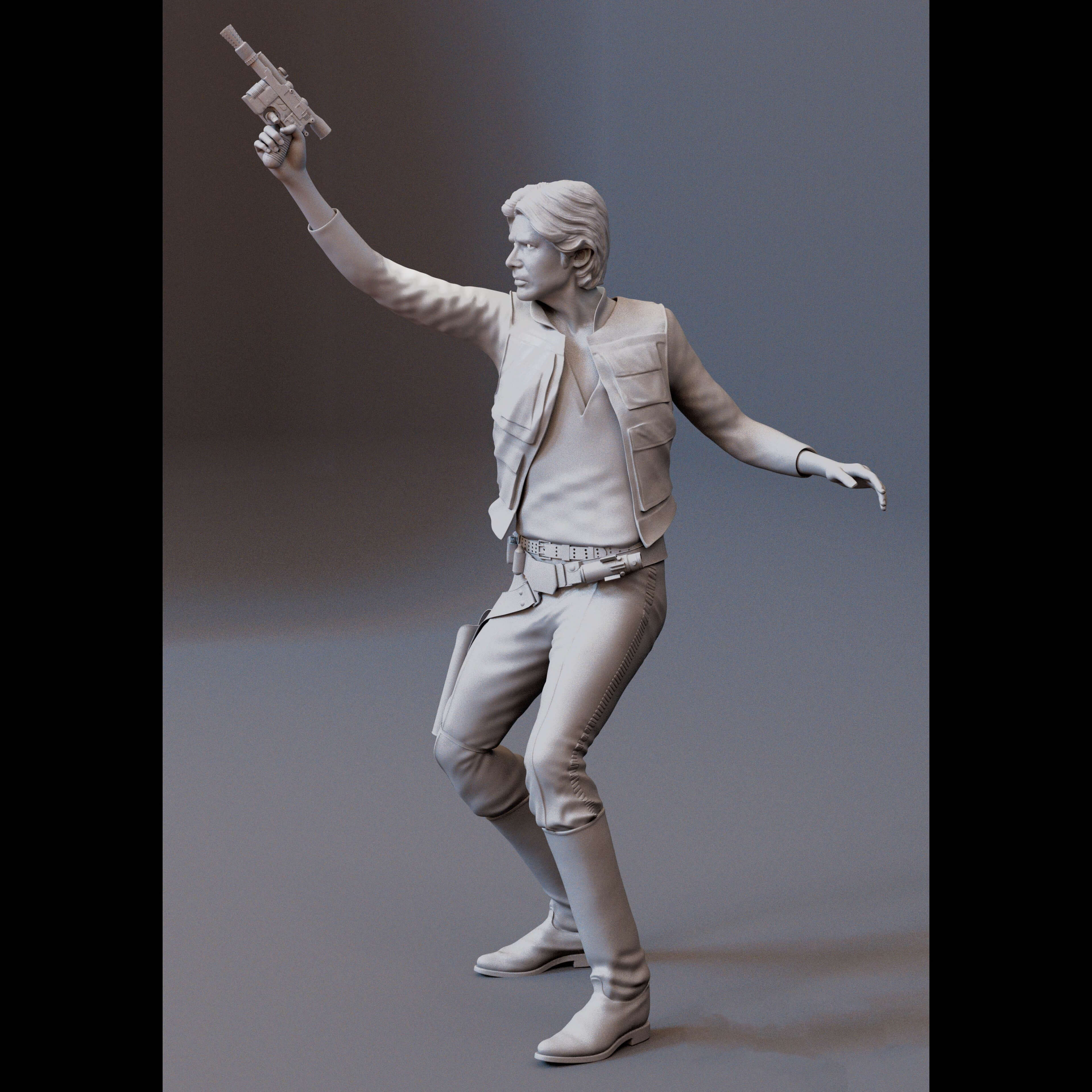 Han Solo 3D model by annwilde88