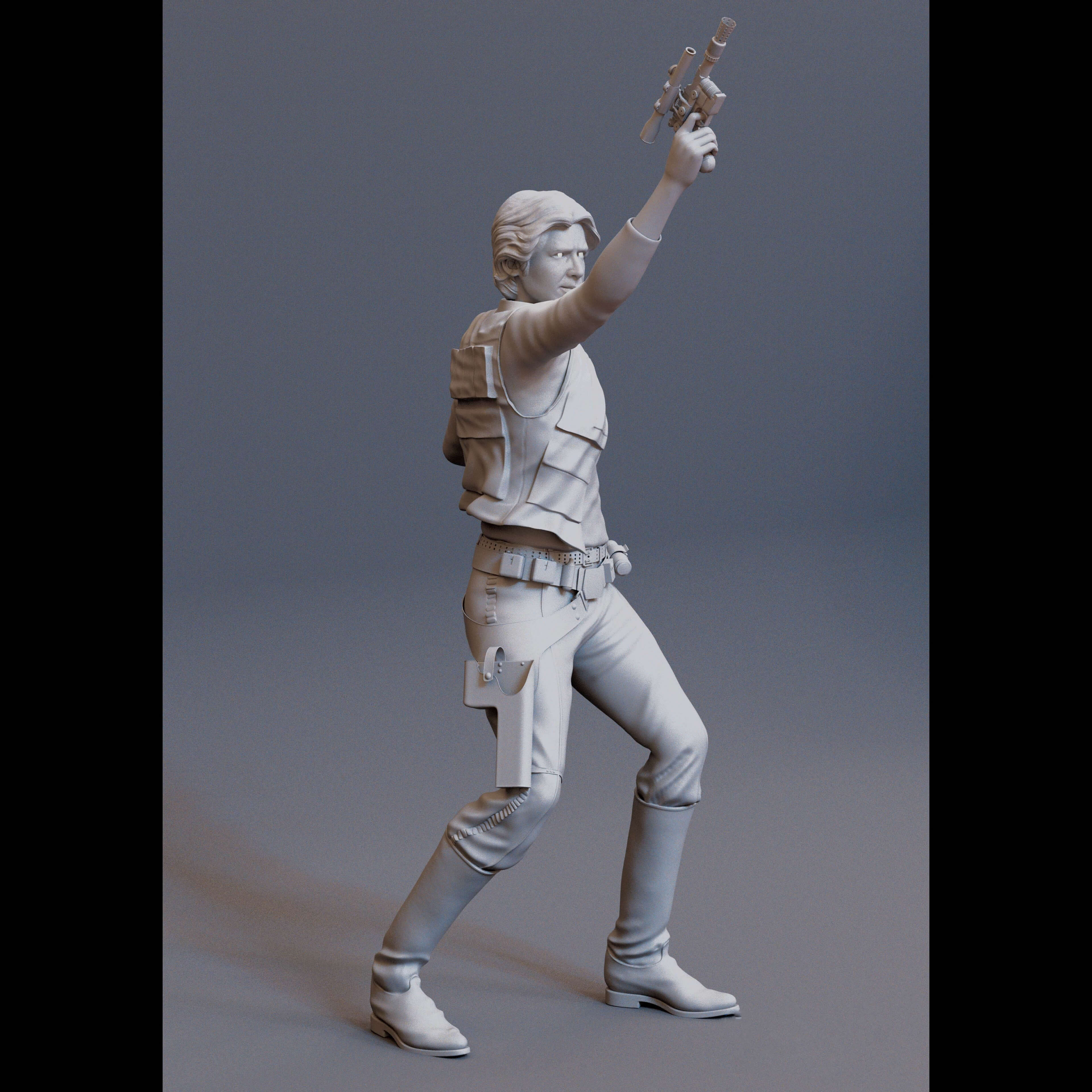 Han Solo 3D model by annwilde88