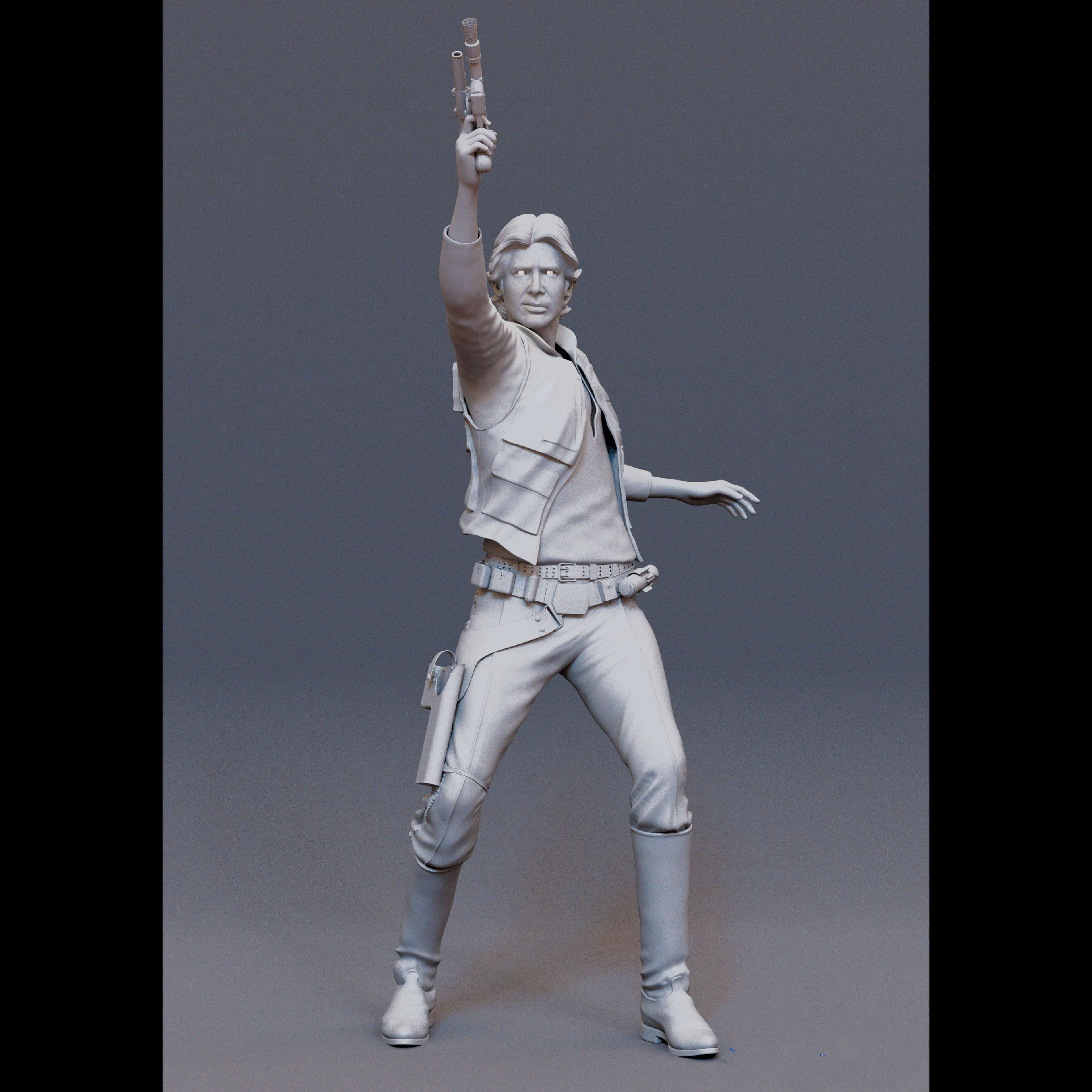 Han Solo 3D model by annwilde88