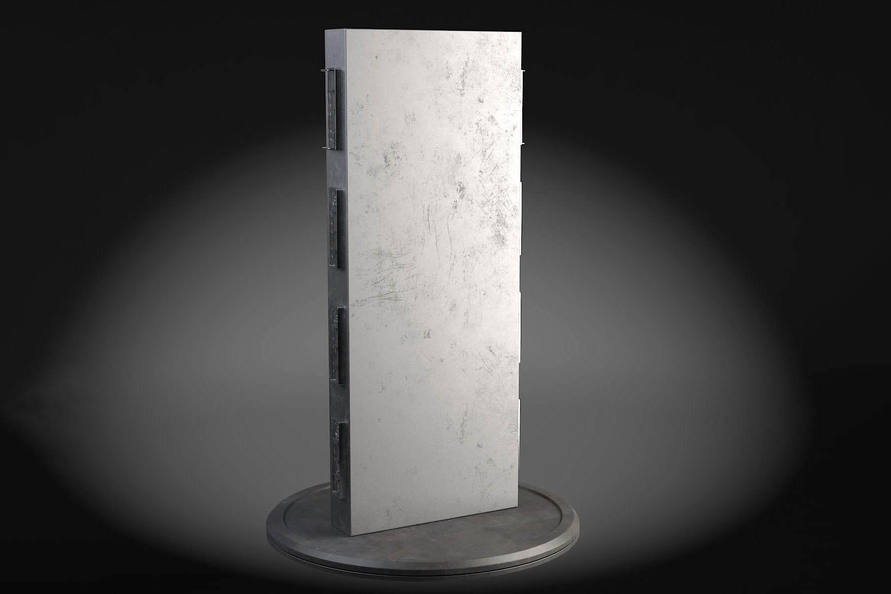 Han Solo in Carbonite - 3D Model by annwilde88