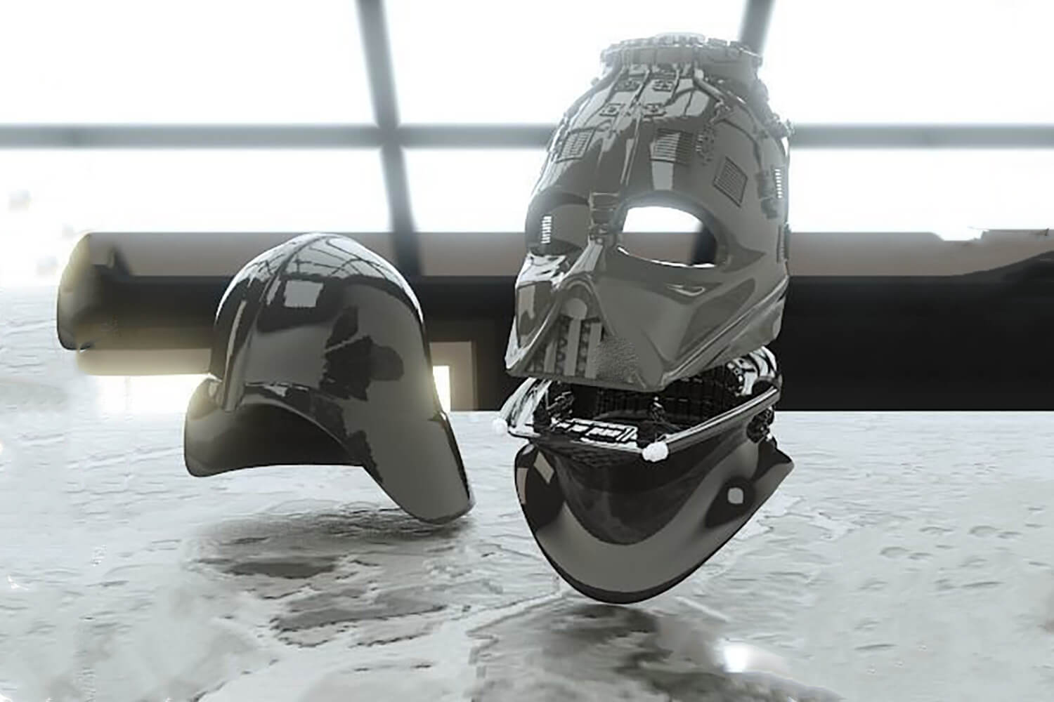 Hex3D Vader Deluxe Printable Helmet - 3D Model by annwilde88