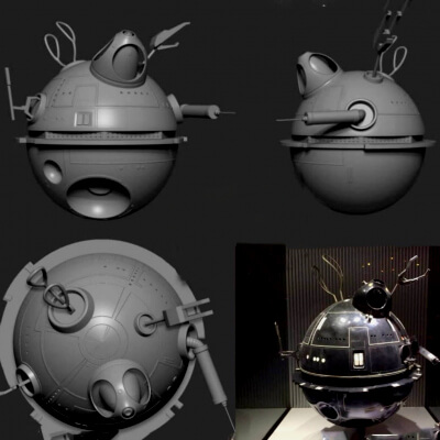 Interrogation Droid - 3D Model by annwilde88