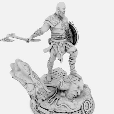 Kratos 3D Model by annwilde88