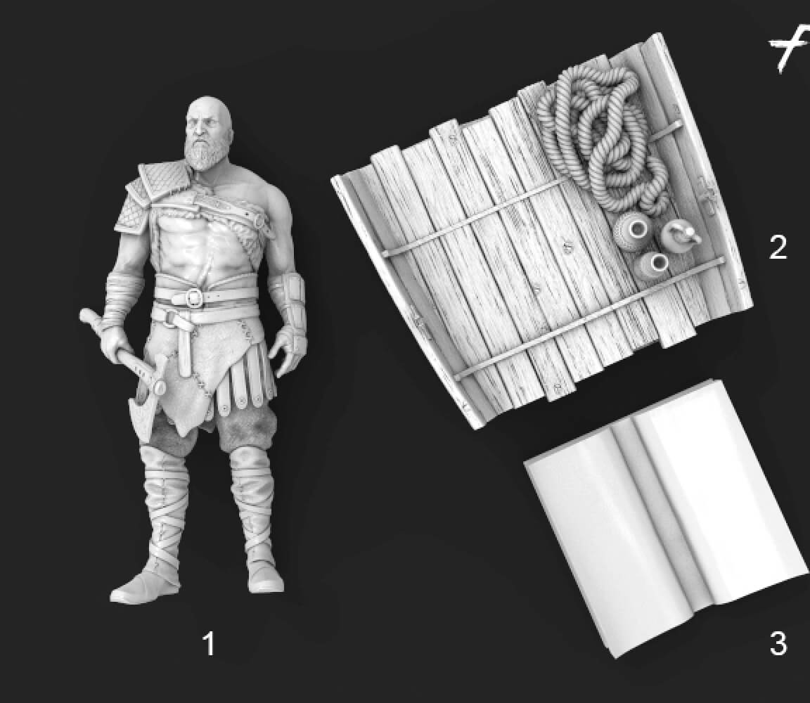 Krato's 3D Model by annwilde88