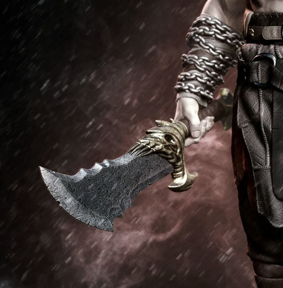 Kratos, God of War - 3D Model by annwilde88
