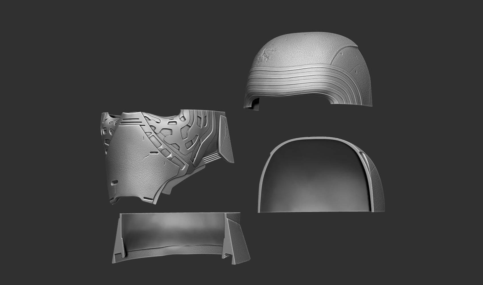 Kyloren Helmet - 3D Model by annwilde88