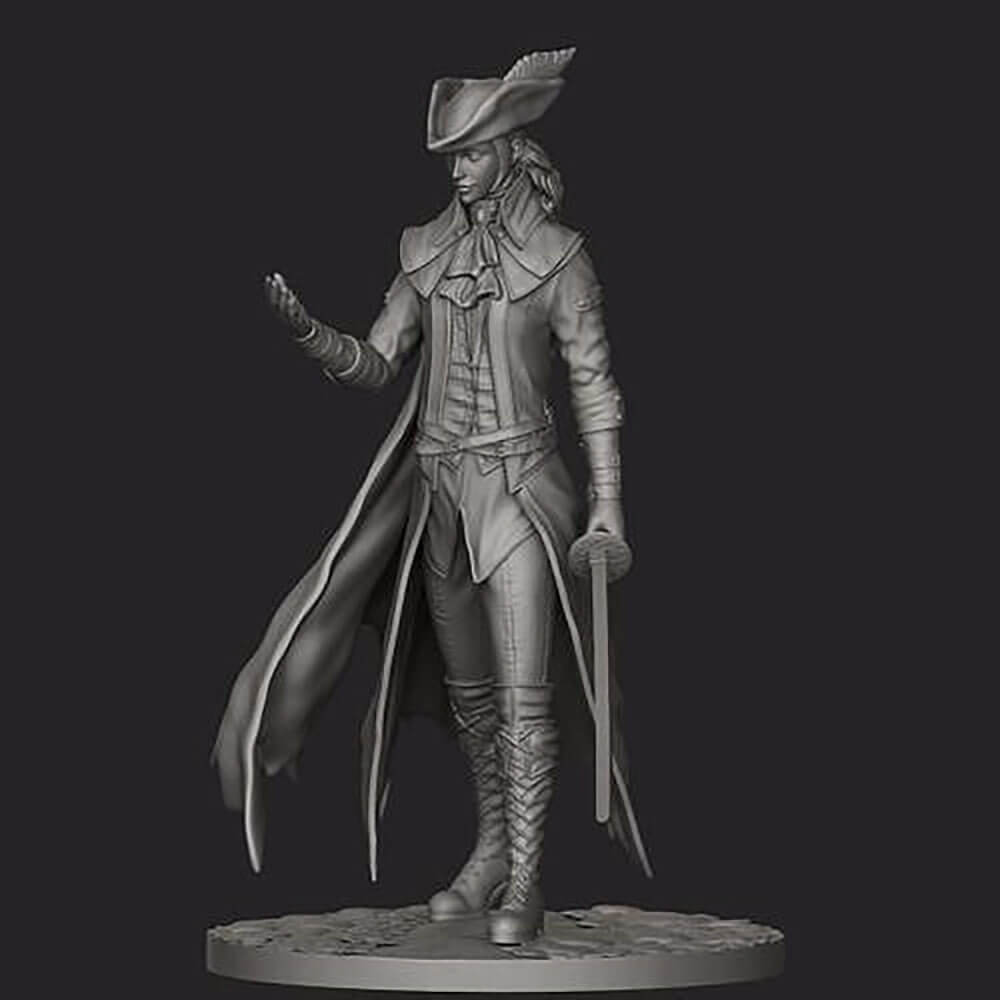 Lady Maria Bloodborne - 3D Model by annwilde88