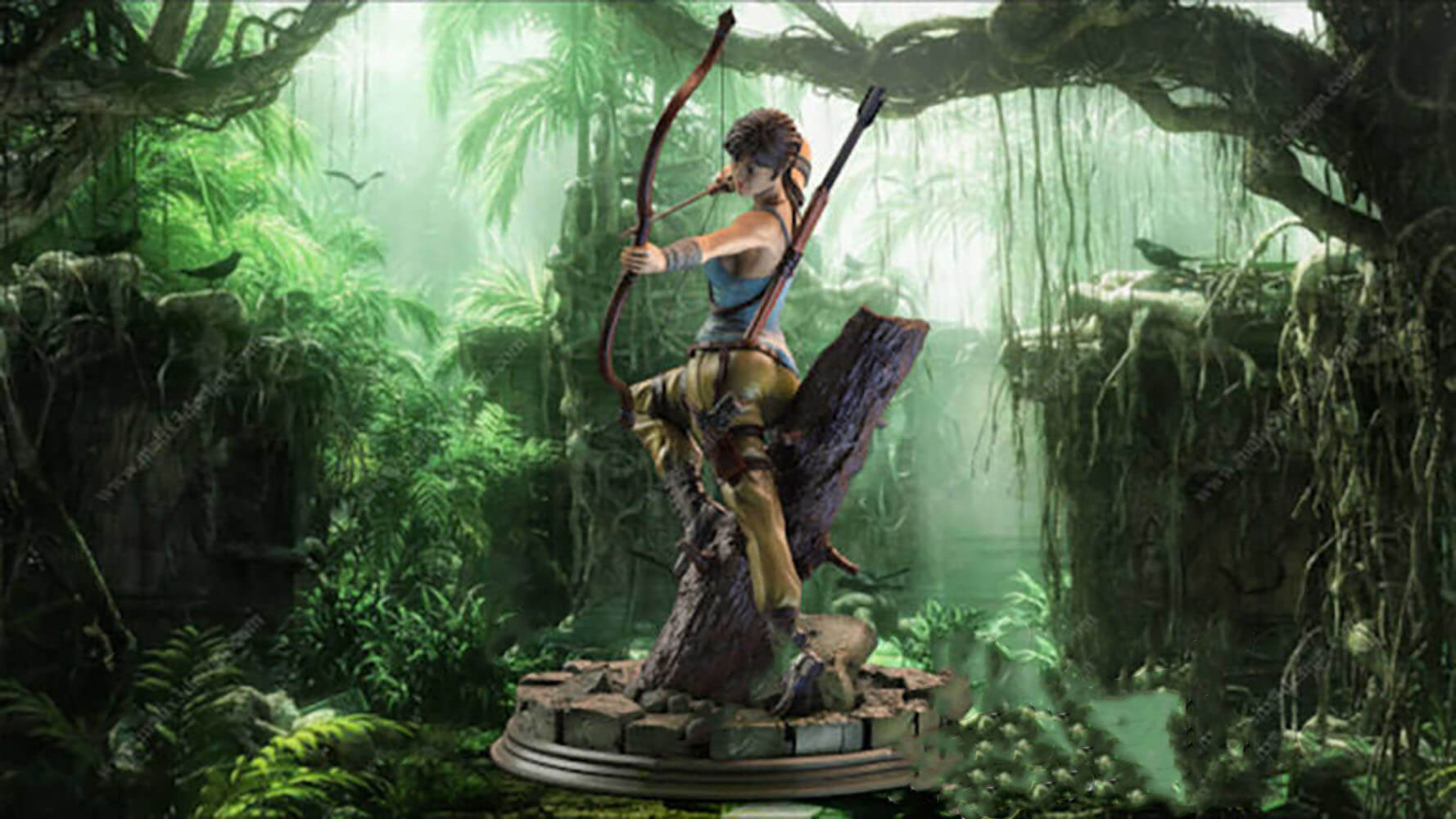 Lara Croft 3D Model by annwilde88