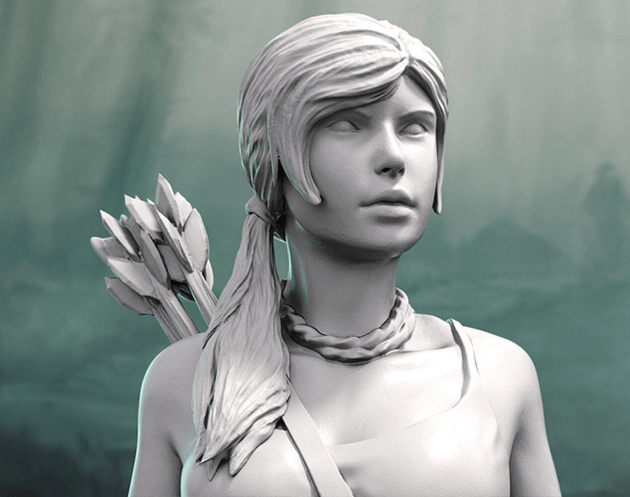 Lara Croft 3D Model Ready to Print by annwilde88