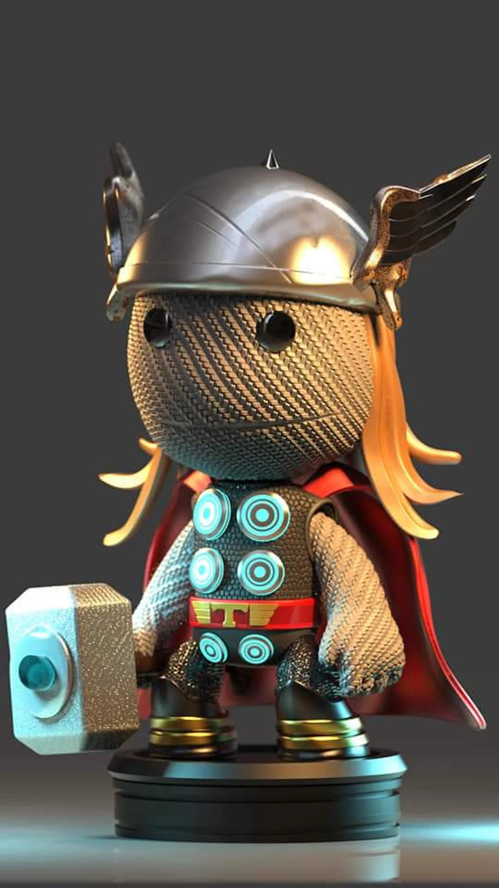 Little Big Planet Pack-Thor 3D Model by annwilde88