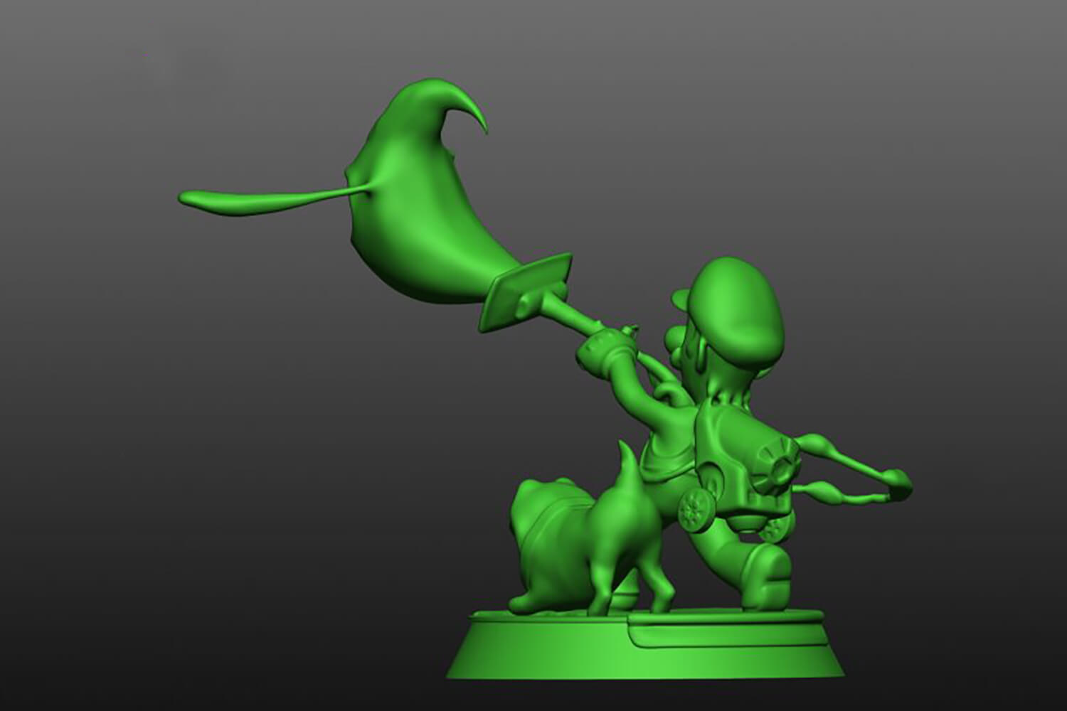 Luigi's Mansion 3D Model by annwilde88