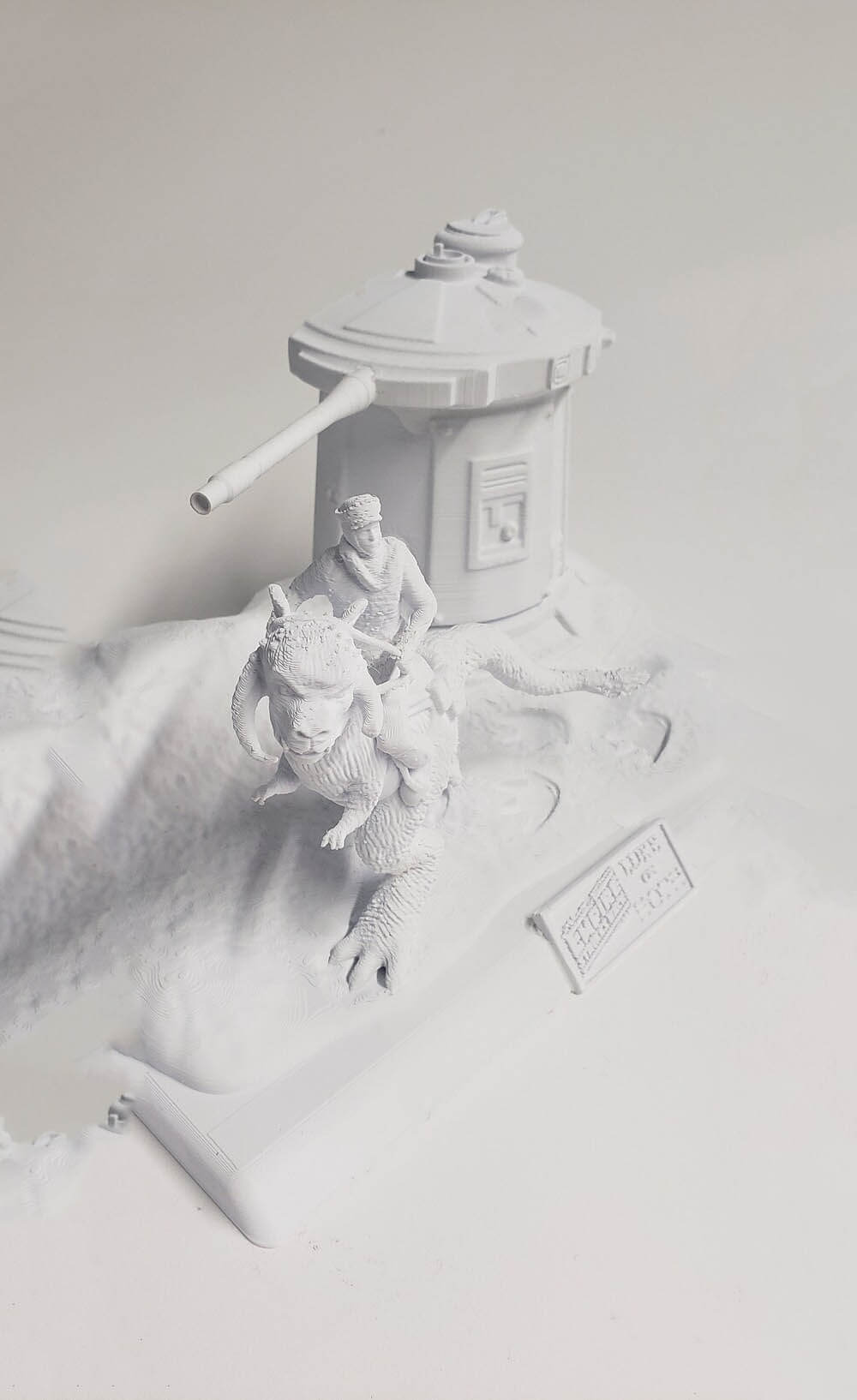Luke on Hoth Diorama - 3D Model by annwilde88