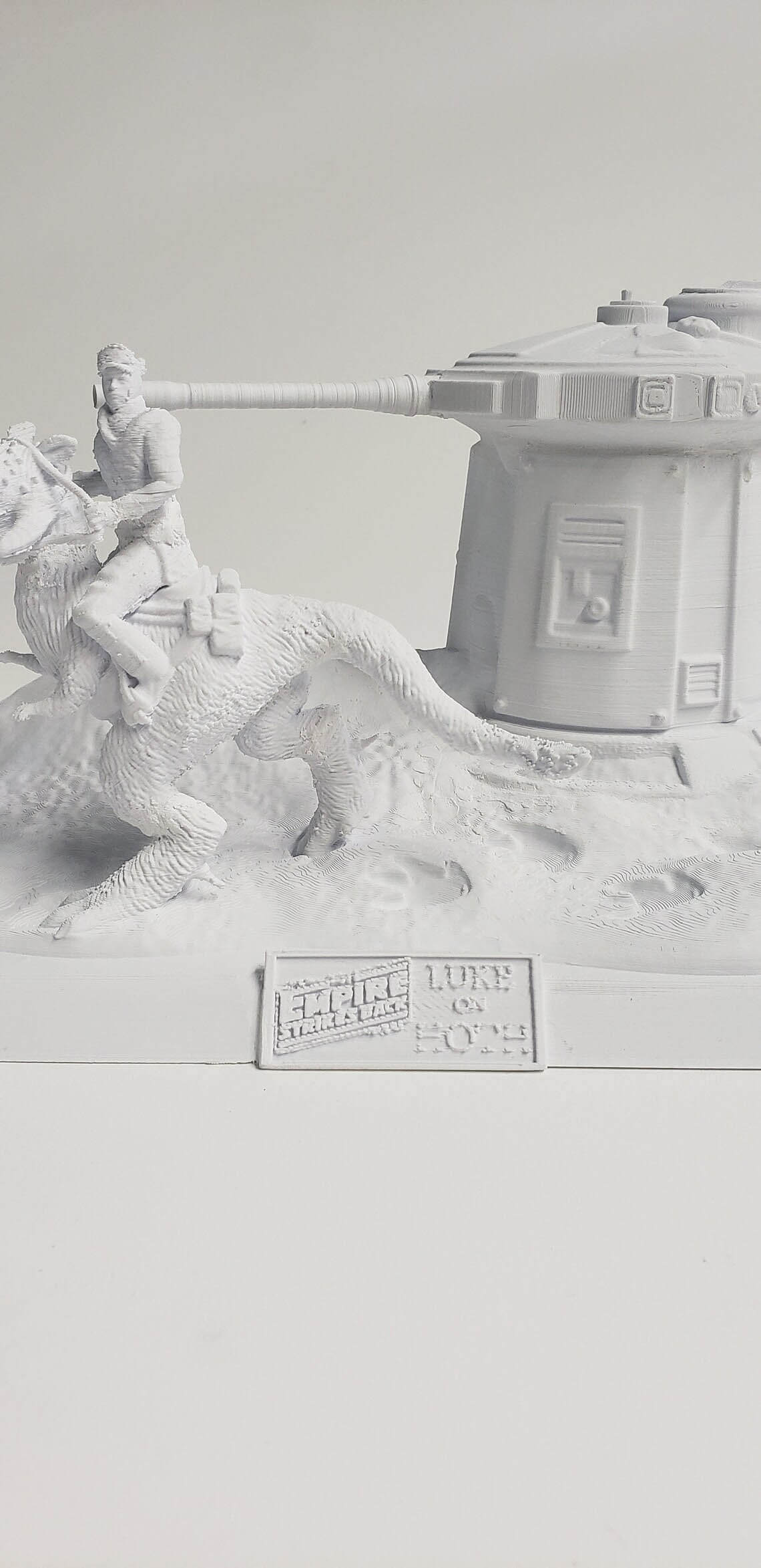 Luke on Hoth Diorama - 3D Model by annwilde88