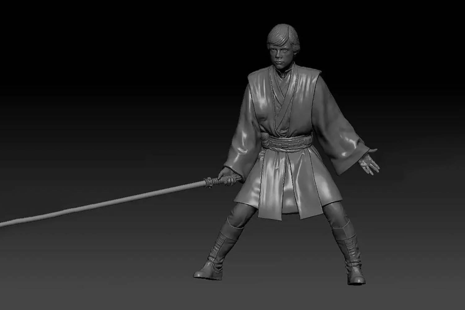 Luke Skywalker 3D Model by annwilde88