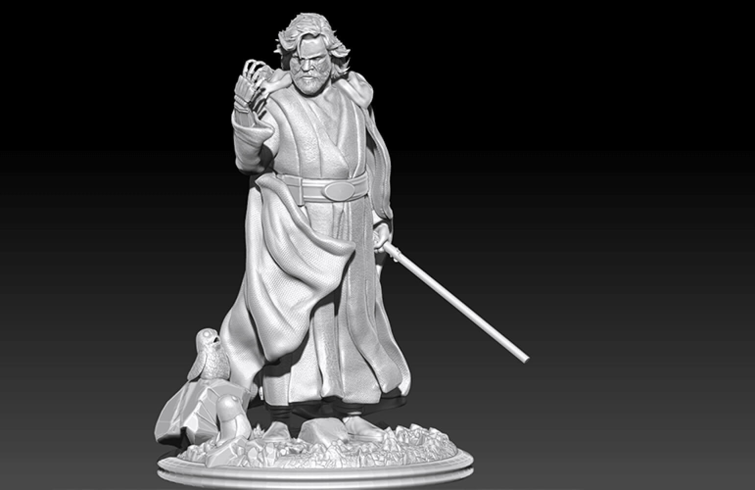 Luke Skywalker - 3D Model by annwilde88