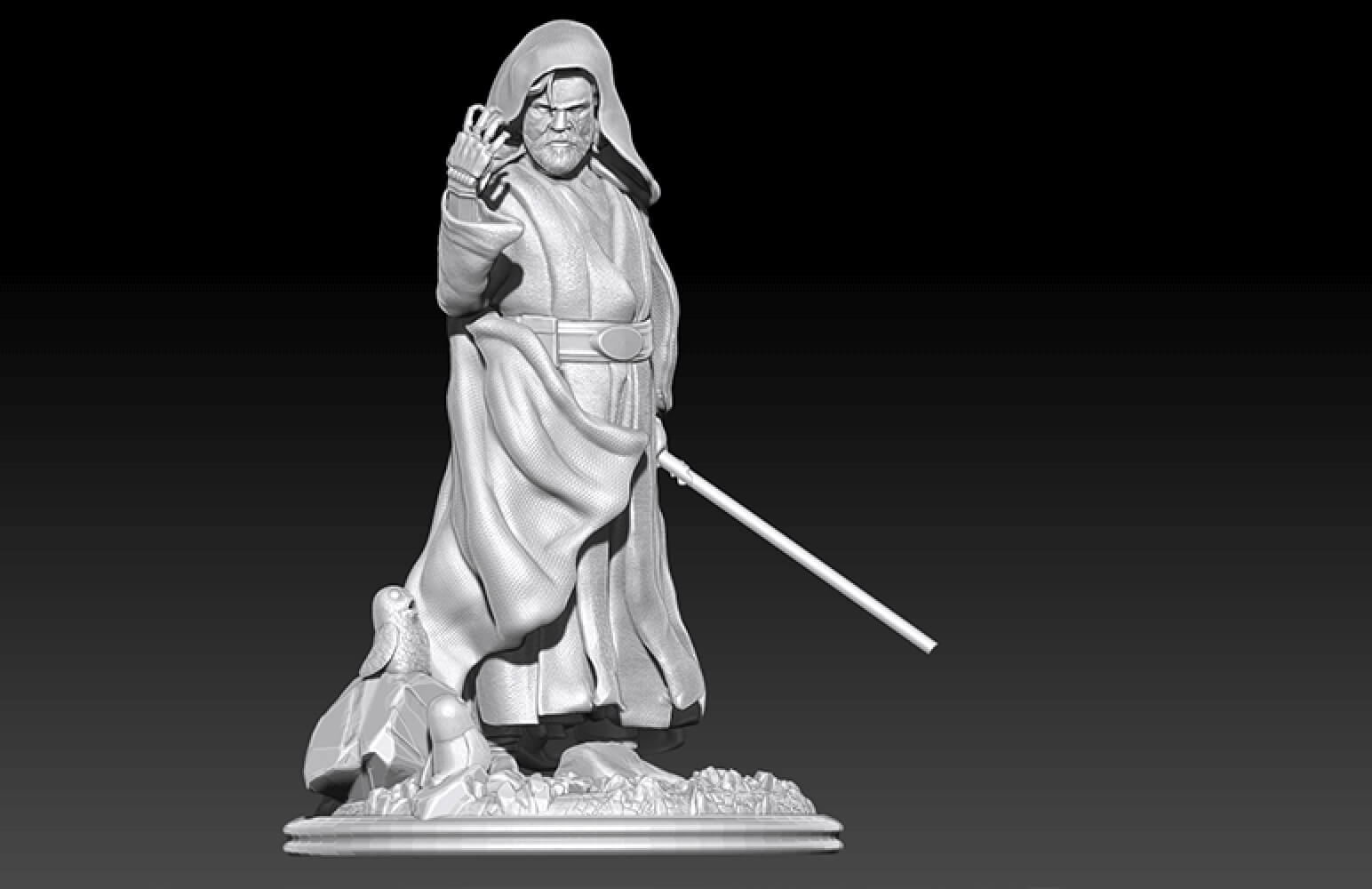 Luke Skywalker - 3D Model by annwilde88